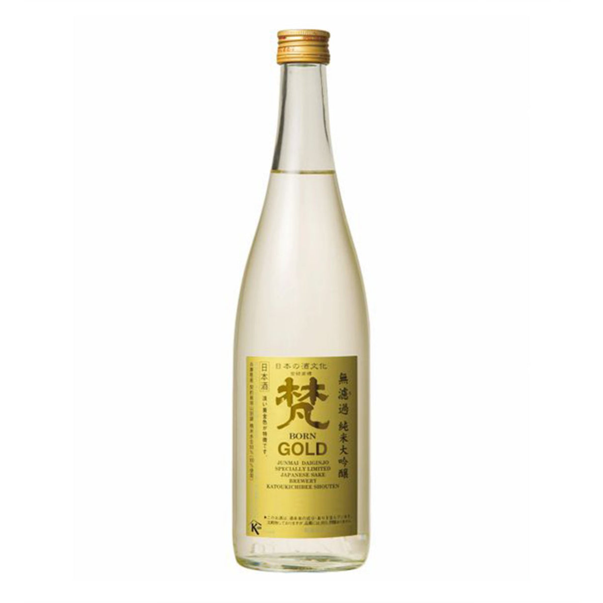 BORN Gold with Gold Flakes Junmai Daiginjo- 720ml — Saketaro